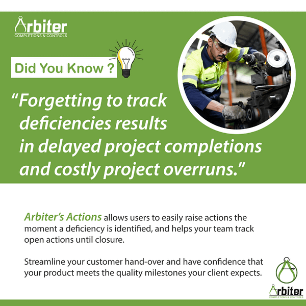 Did you know? Actions - Arbiter Completions & Controls